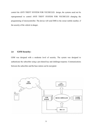 Gsm anti theft system | DOC