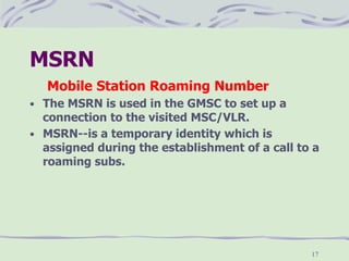 Gsm architecture | PPTX | Telecommunications Industry | Industries