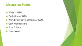 GSM Architecture | PPTX