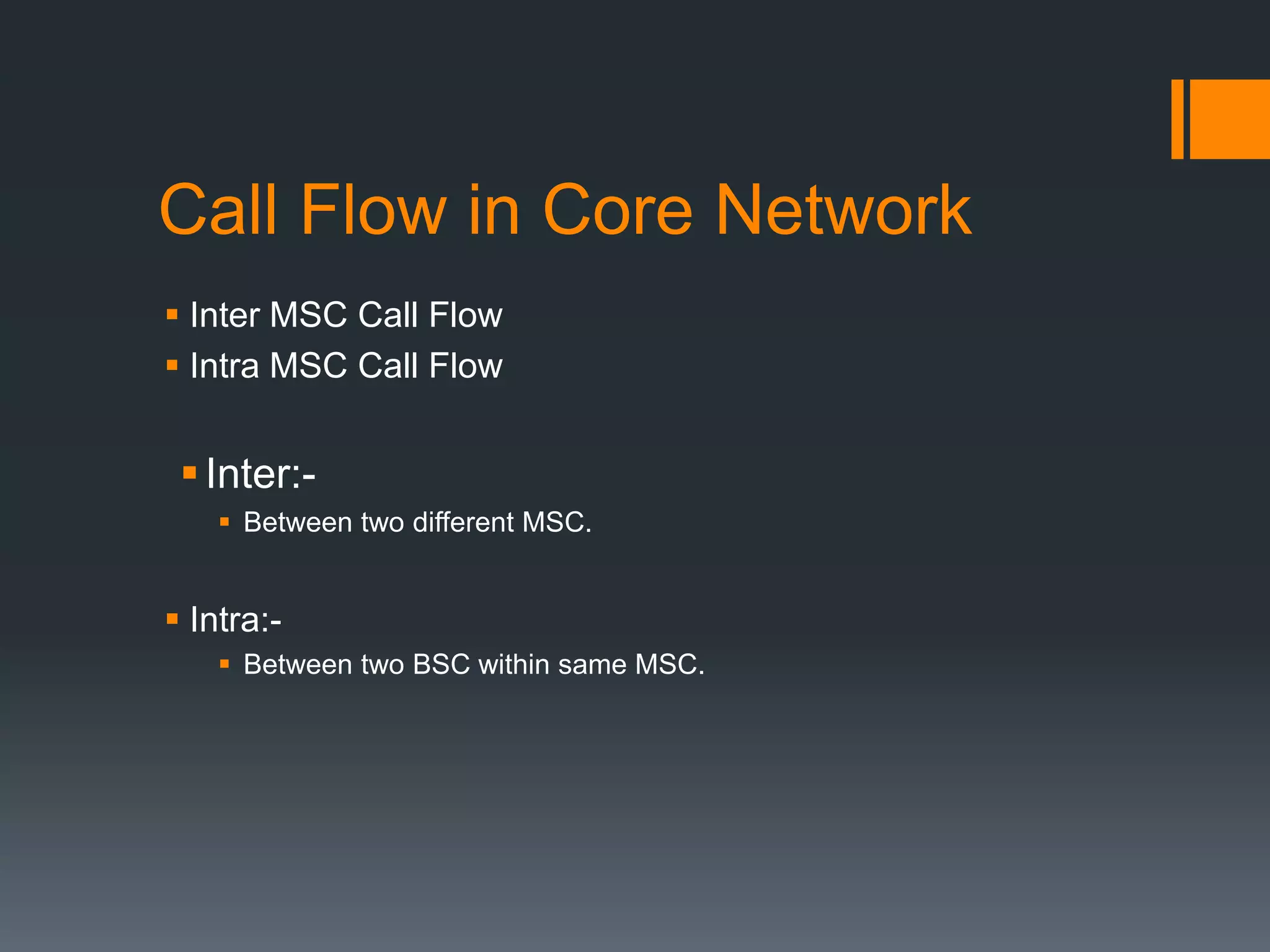 Gsm architecture and call flow | PPTX