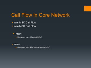 Gsm architecture and call flow | PPTX