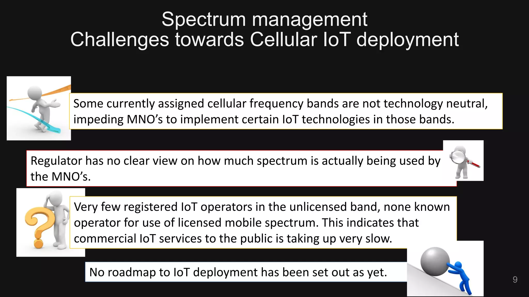 Cellular Iot Deployment Regulatory Spectrum Management Challenges And Actions Ppt