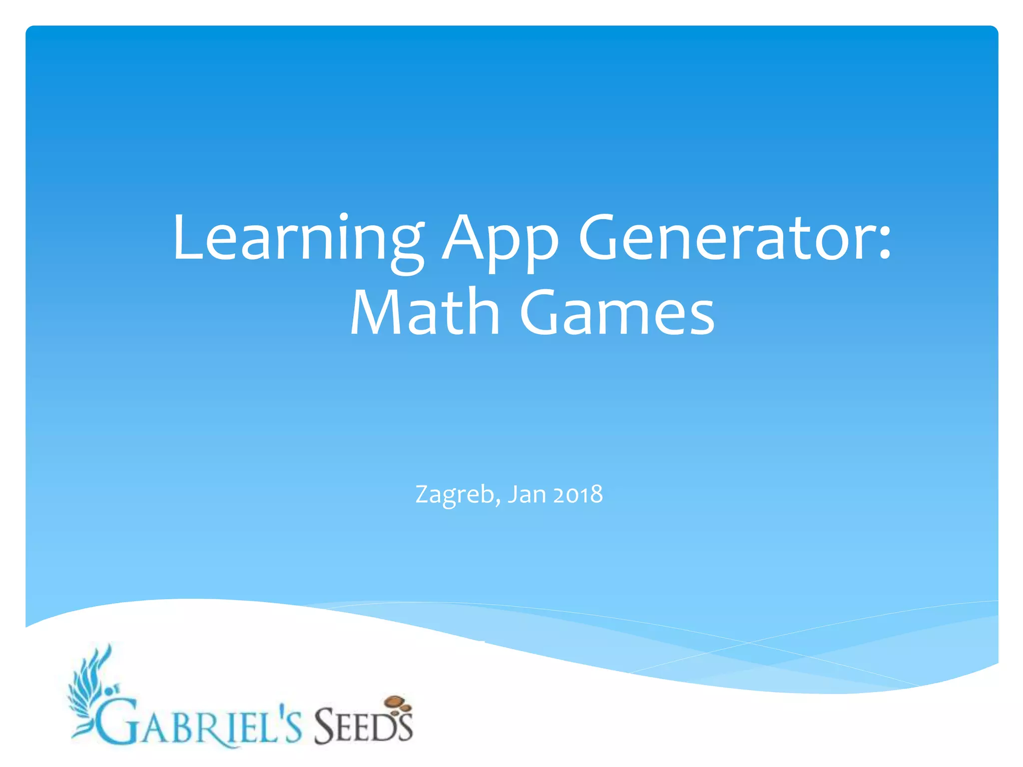 Math Learning Apps for Children | PPT