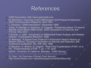 Gsm Security and Attacks | PPT