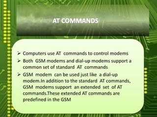 GSM based Campus Display System | PPT