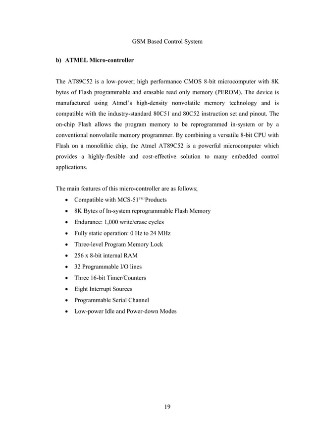 Gsm based control system | PDF | Home Appliances | Home & Garden