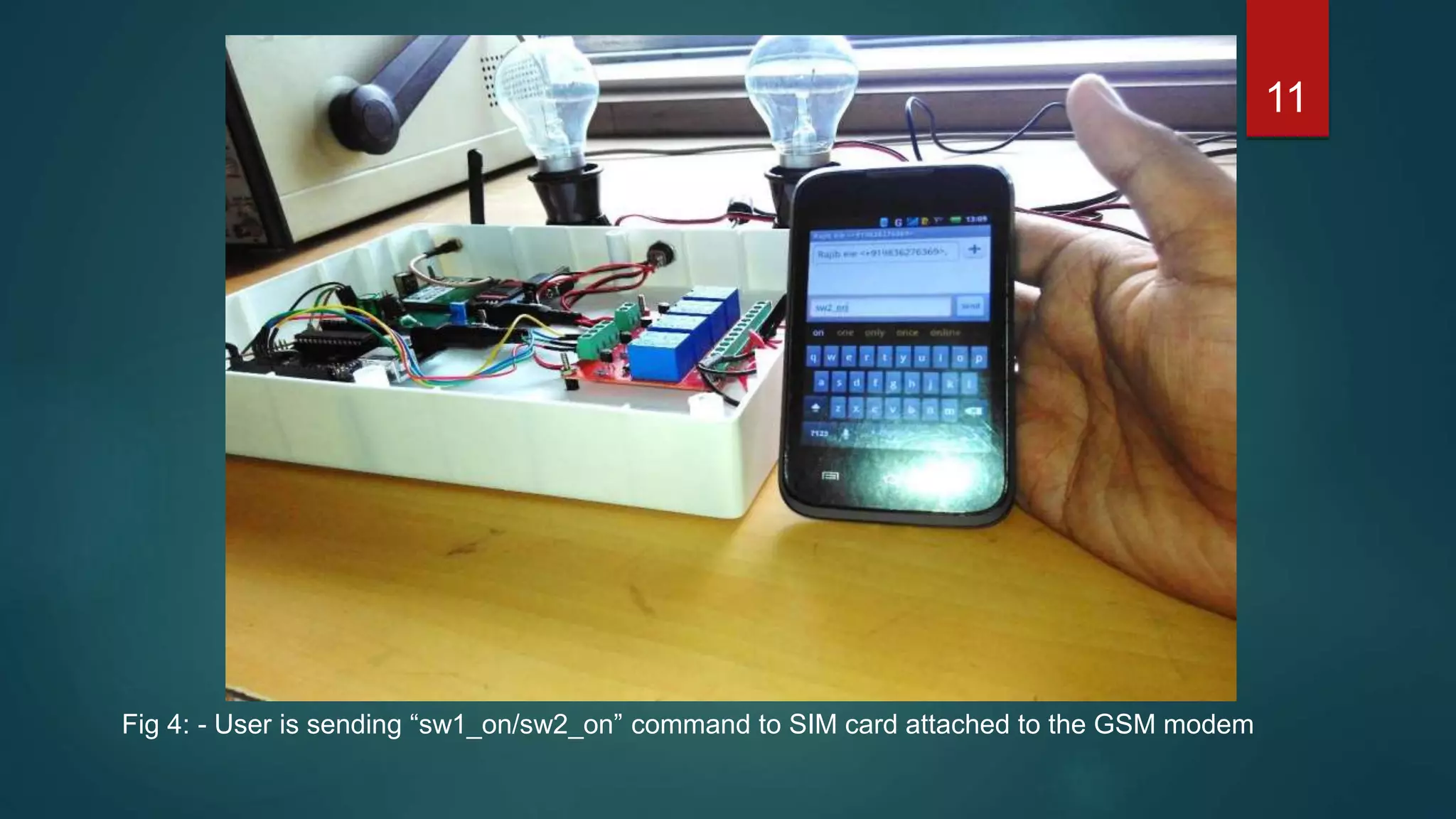 Gsm based home automation | PPTX