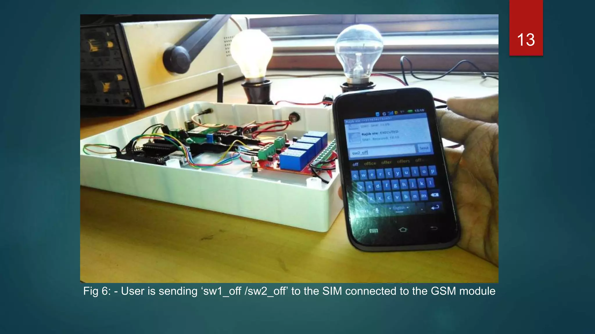 Gsm based home automation | PPTX