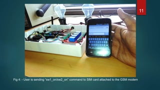 Gsm based home automation | PPTX