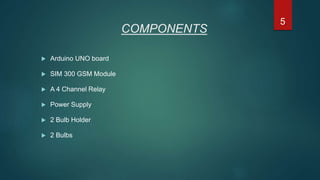 Gsm based home automation | PPTX