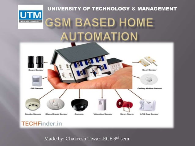 Gsm based home automation ppt | PPTX