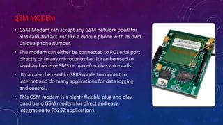Gsm based notice board | PPT