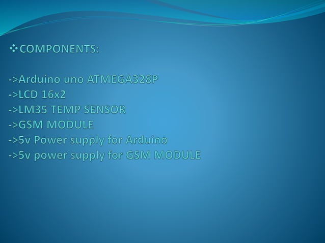 GSM BASED FIRE ALARM SYSTEM | PPTX