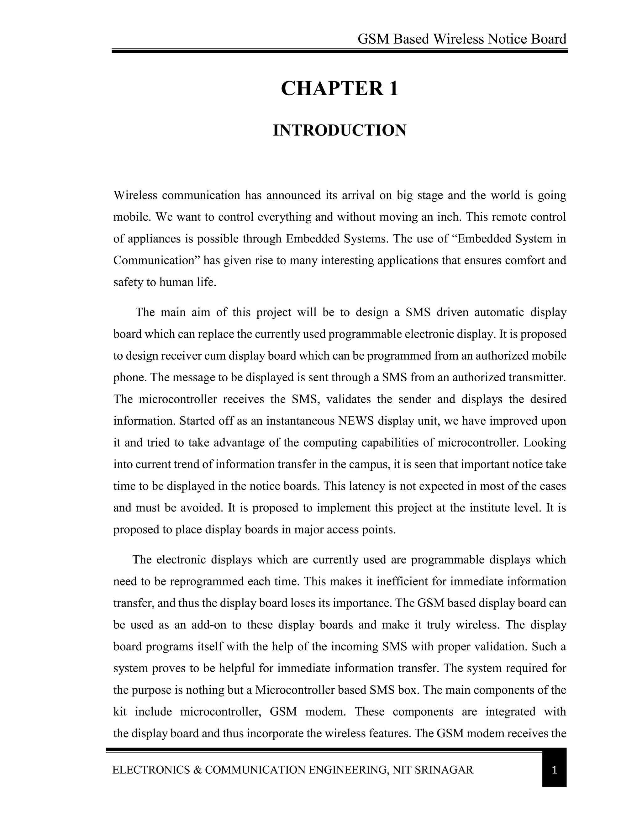 Gsm Based Wireless Notice Board Rajneesh Pdf 