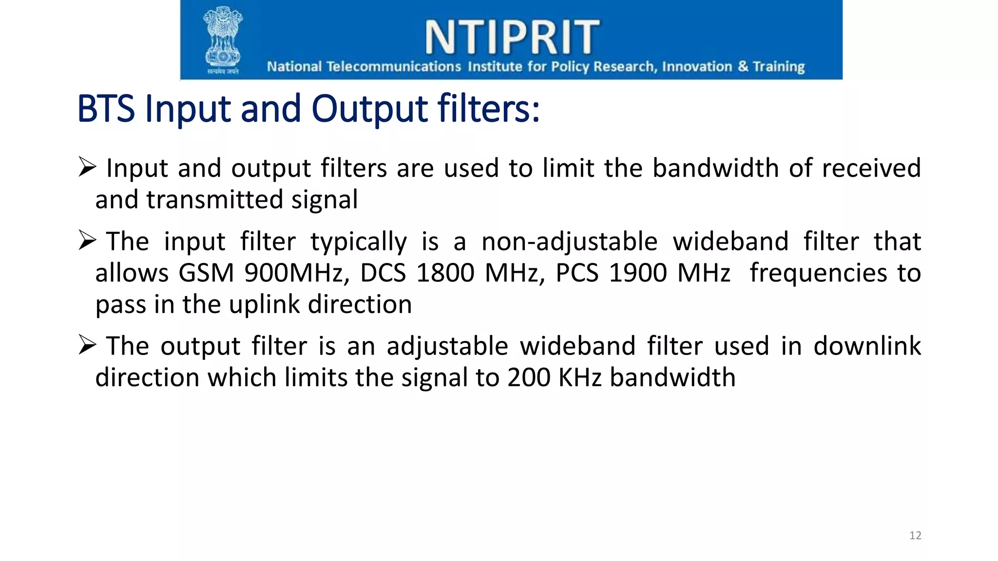 GSM Base transceiver station | PPTX | Computer Networking | Computing