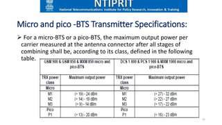 GSM Base transceiver station | PPTX