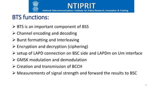 GSM Base transceiver station | PPTX