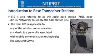 GSM Base transceiver station | PPTX