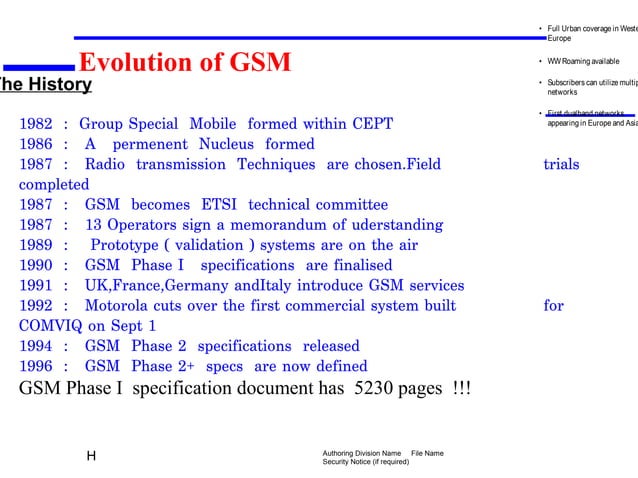 Gsm basics | PPT