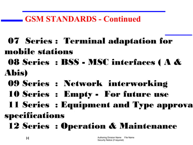 Gsm basics | PPT