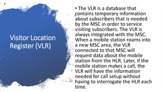 GSM CALL FLOW | PPTX