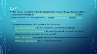 GSM CDMA & WI-MAX | PPTX