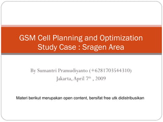Gsm Cell Planning And Optimization | PPT