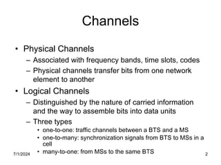 GSM CHANNEL CONCEPT & CALL PROCESSING.ppt