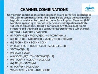Gsm channels concept | PPTX