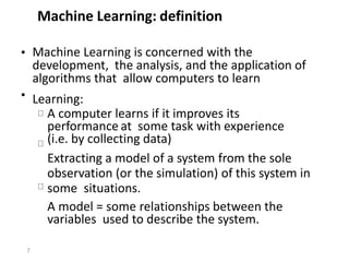Machine Learning SPPU Unit 1 | PPTX