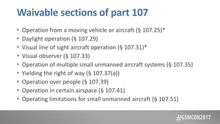 2017 GSMCON: Drones and Social Media | PPTX | Air Travel | Travel Type
