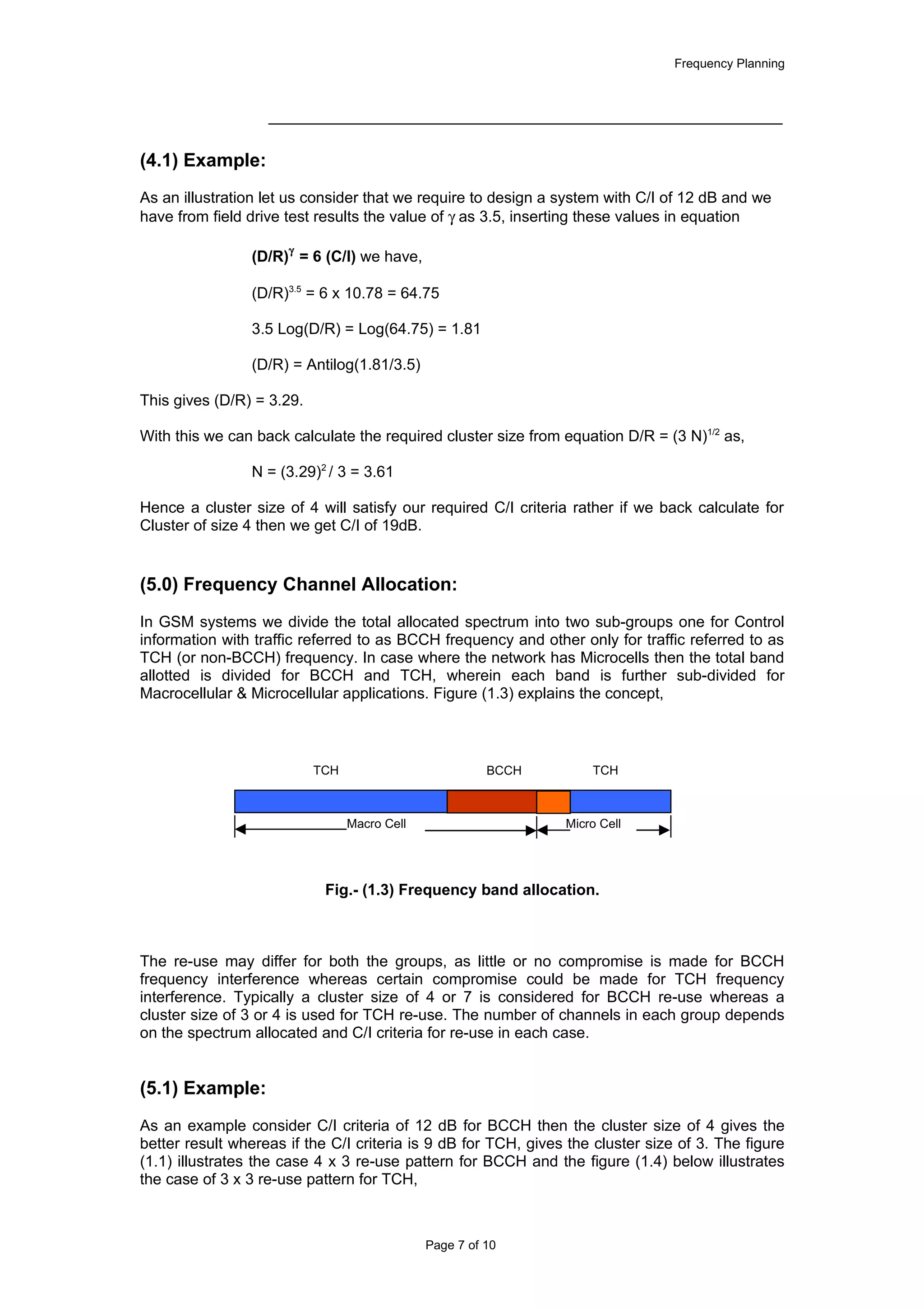Gsm Frequency Planning | DOC