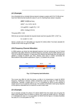 Gsm Frequency Planning | DOC