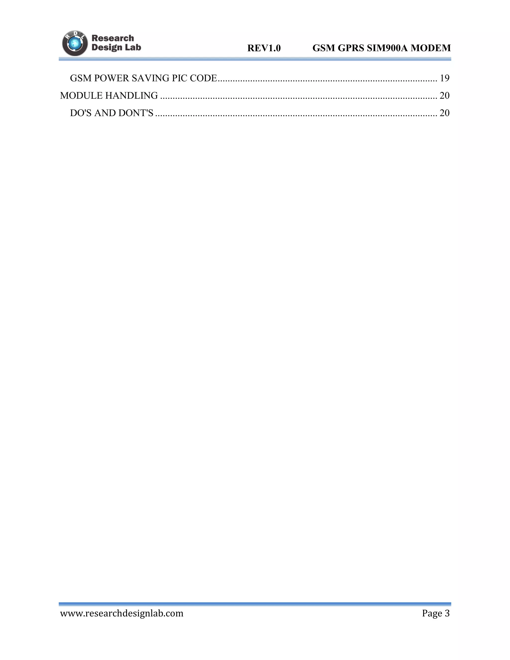GSM GPRS SIM900A Module with Stub Antenna and SMA Connector | PDF