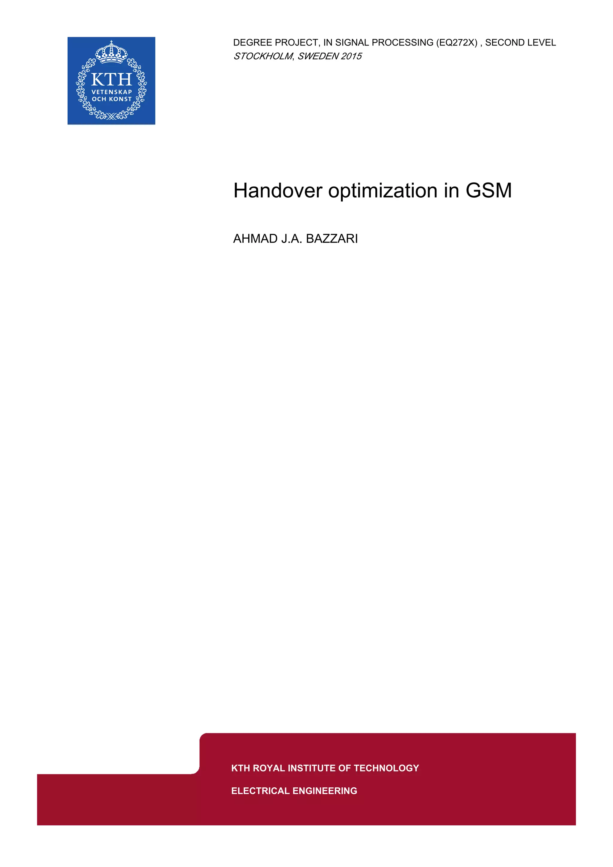 GSM Handover Optimization.pdf