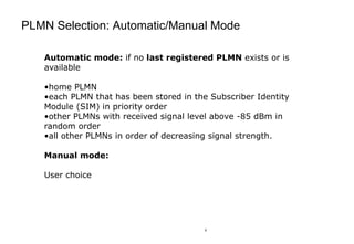 GSM Idle Mode Behavior | PDF
