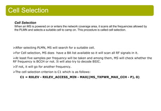 GSM Idle Mode Behavior | PDF