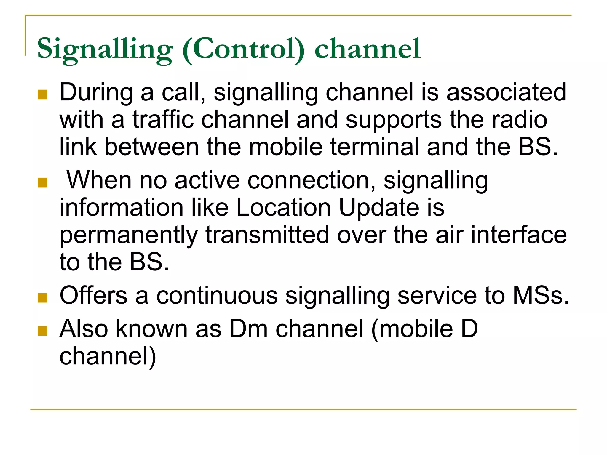 Gsm interfaces | PDF