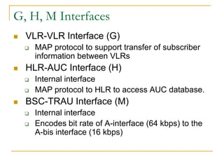 Gsm interfaces | PDF