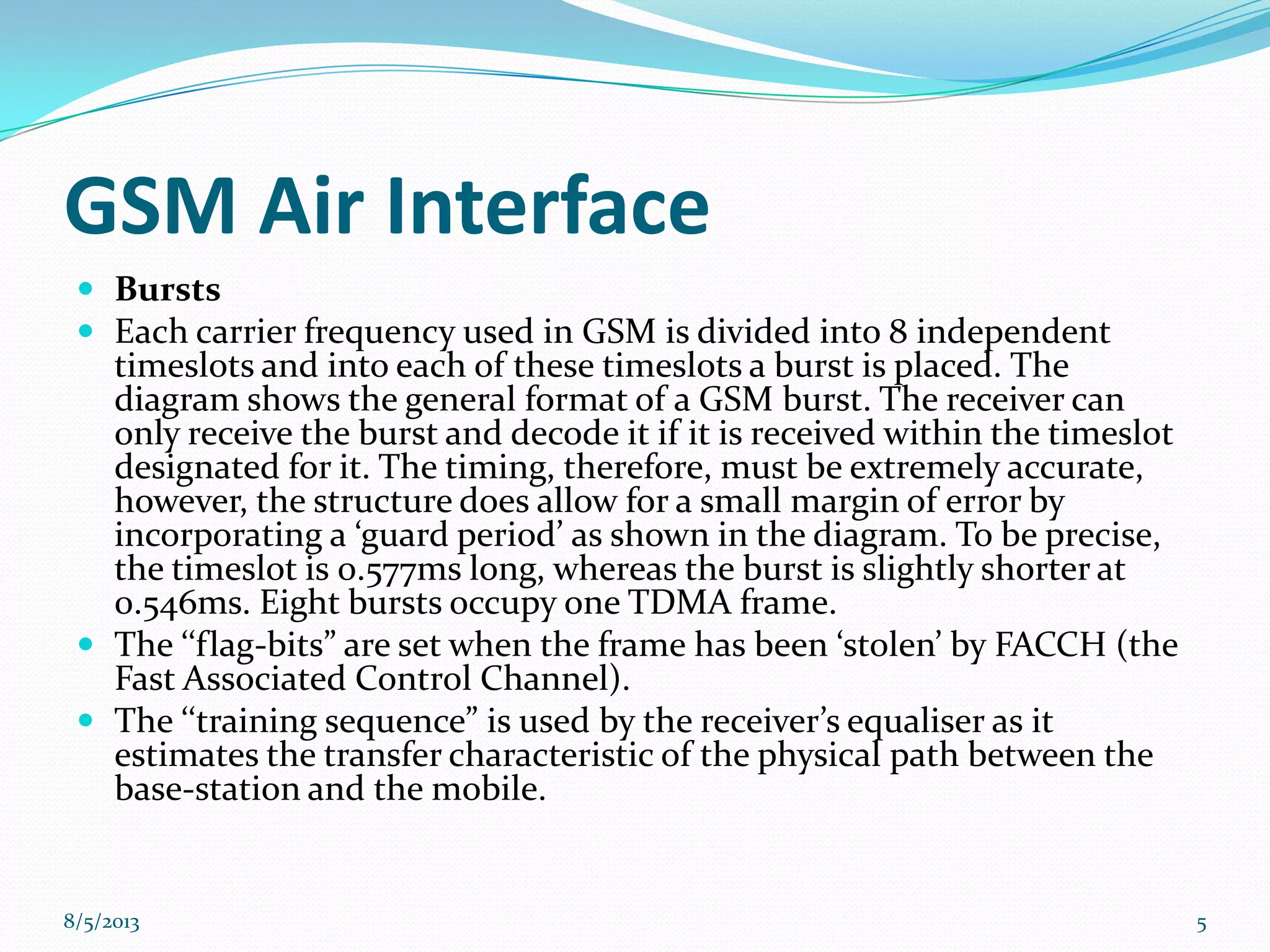 GSM introduction | PPTX
