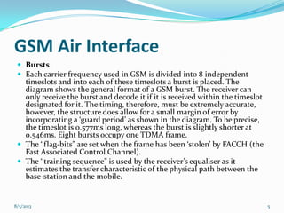 GSM introduction | PPTX