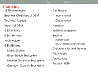 Gsm network | PPT