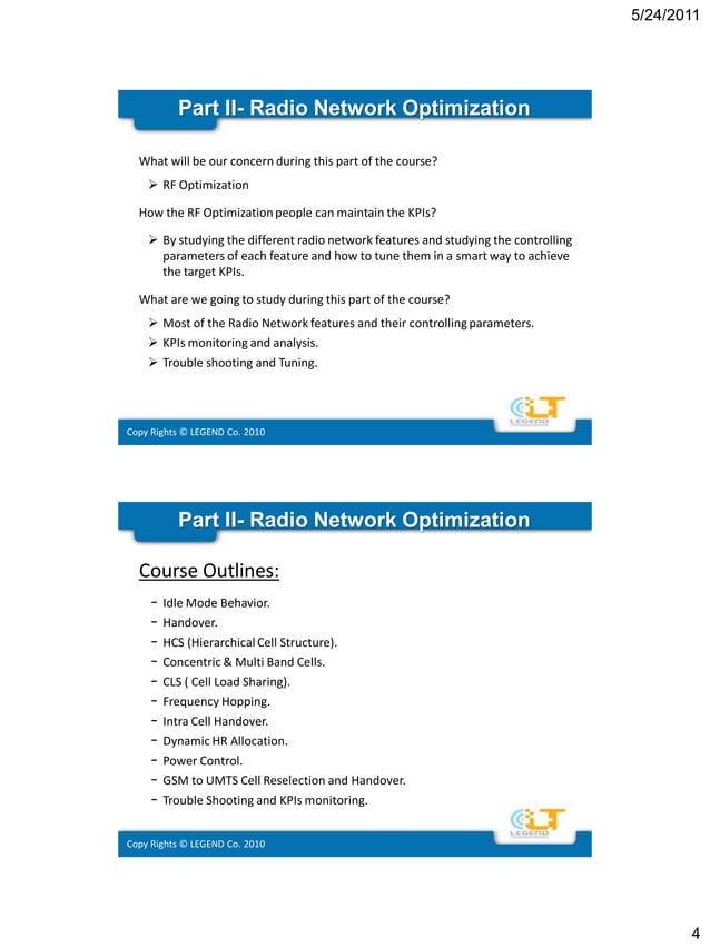 Gsm optimization | PDF