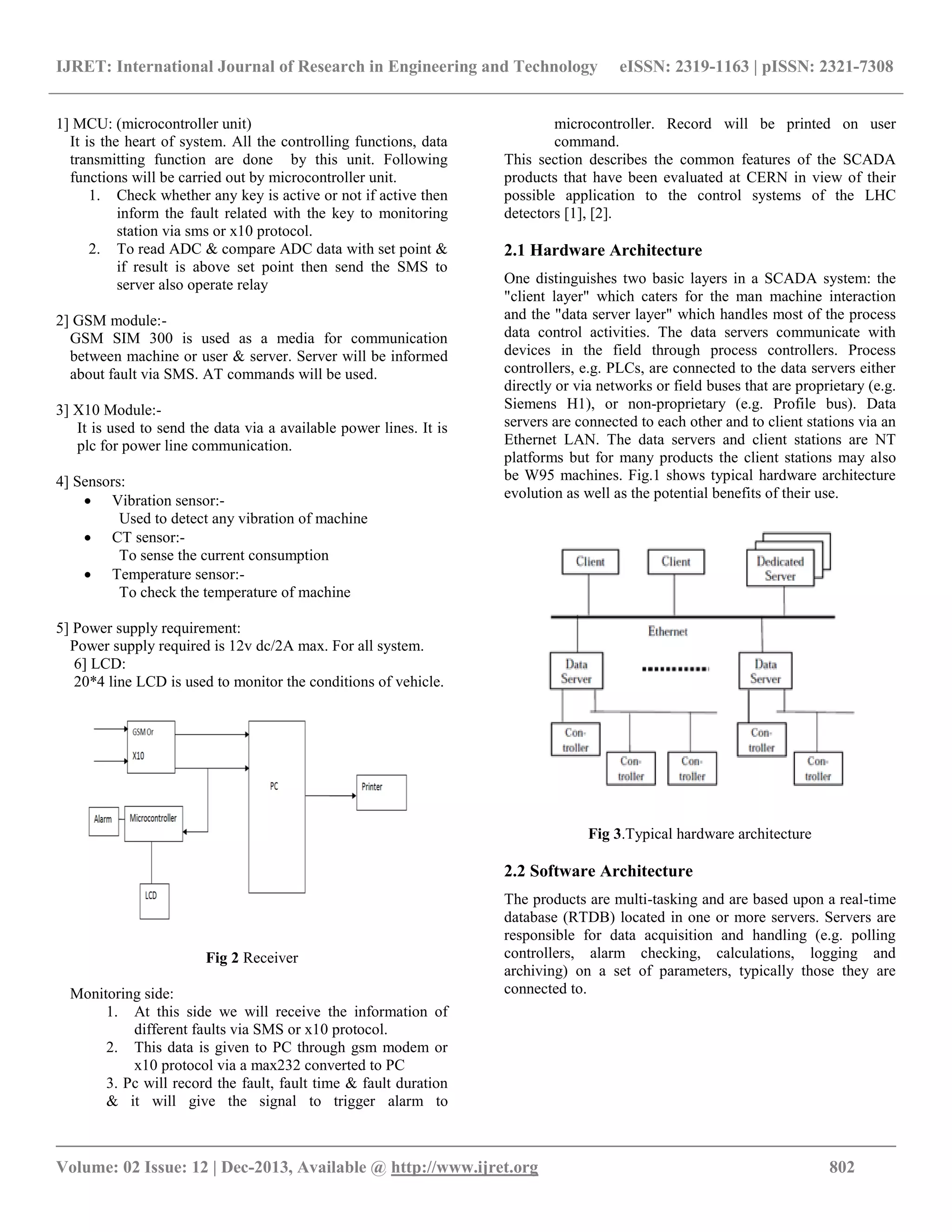 Gsm or x10 based scada system for industrial automation | PDF | Telecommunications Industry ...