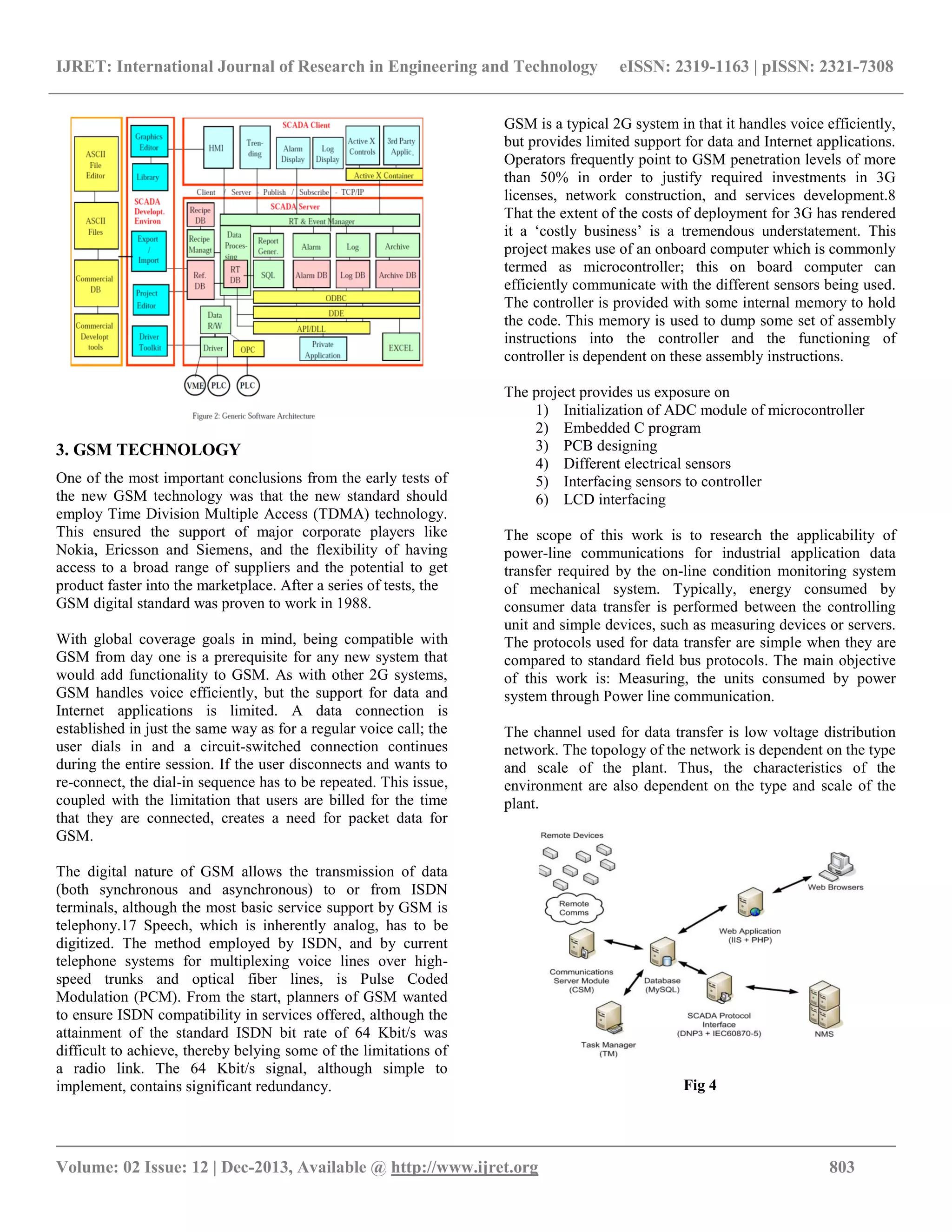Gsm or x10 based scada system for industrial automation | PDF | Telecommunications Industry ...