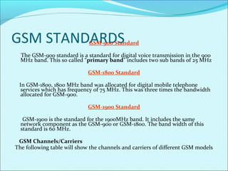 Gsm overview | PPT