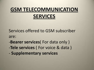 Gsm ppt | PPTX