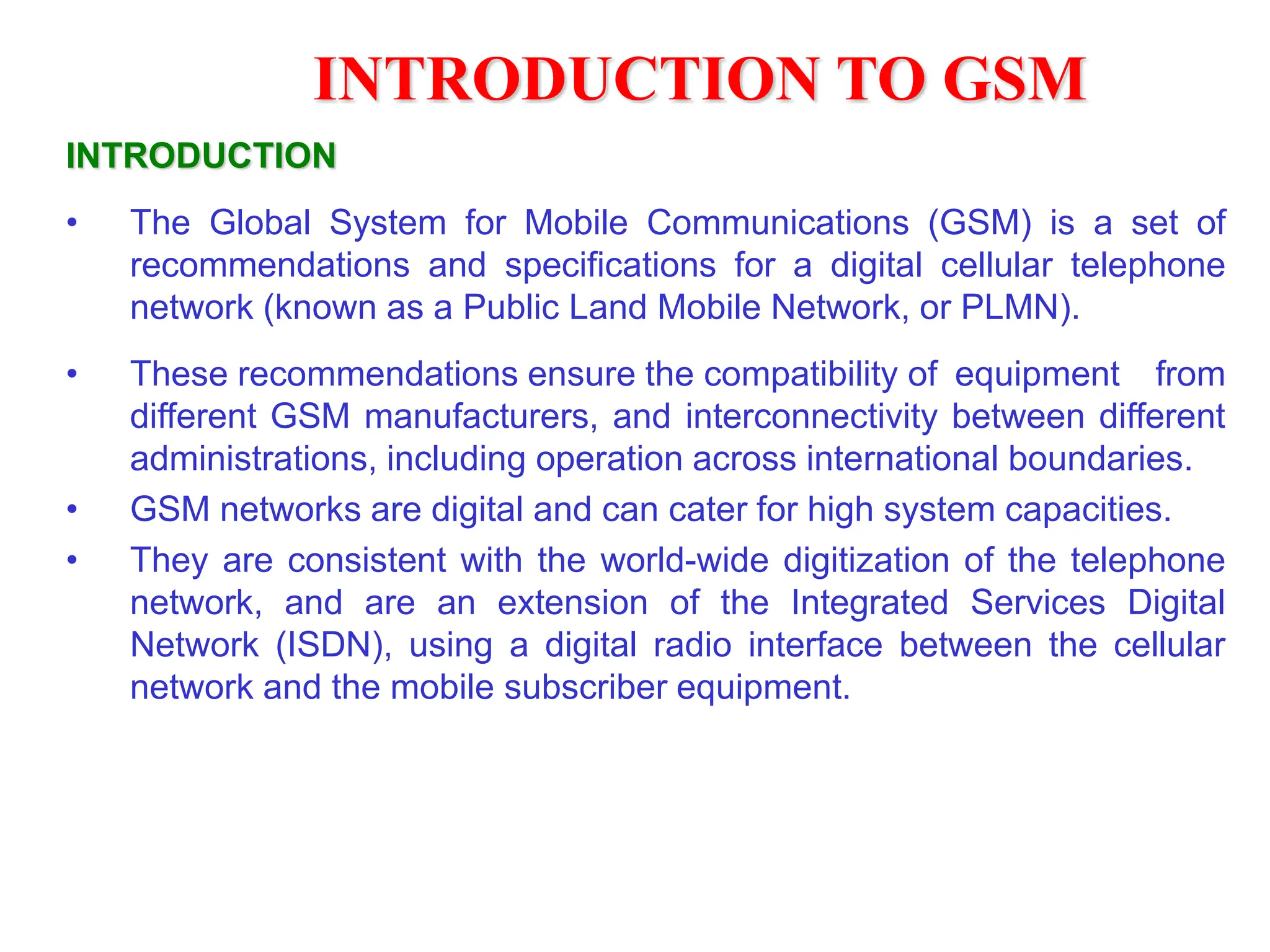 In Depth Basics of GSM for beginner (Telecom) | PPT