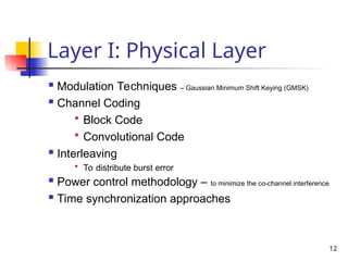 GSM_Protocol StackWhat is GSM? Nomenclature GSM Protocol Architecture ...