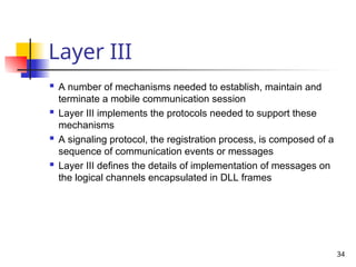 GSM_Protocol StackWhat is GSM? Nomenclature GSM Protocol Architecture ...